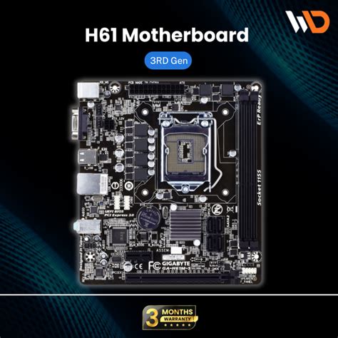 Asus Gigabyte Msi H61 Ddr3 2nd 3rd Gen Lga 1155 Socket Genuine Brand Desktop Motherboard Daraz Lk