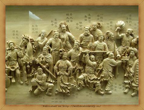 Китайская резьба по дереву