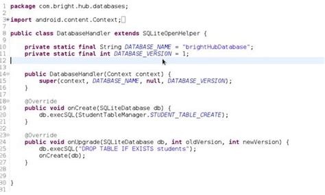android database development with sqlite3 openhelper