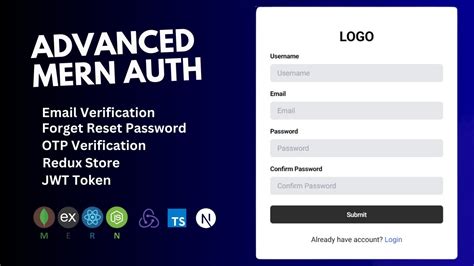 Advanced Mern Authentication Email Verification Otp Forget Reset