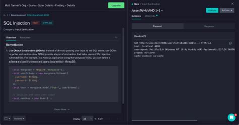 Finding And Fixing Sql Injection In Node Express
