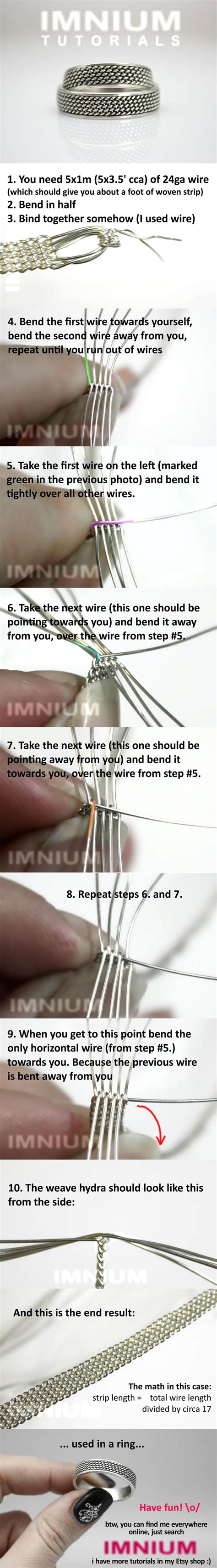 Free Wire Weave Tutorial By IMNIUM On DeviantArt