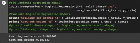 Logistic Regression For Multi Class Classification Hands On With