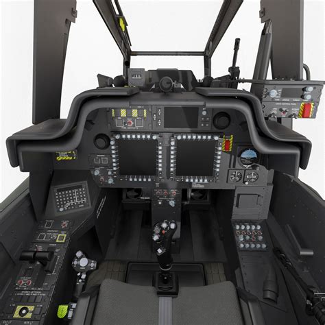 3d Boeing Ah 64d Apache Cockpit High Detail Model Turbosquid 1976731