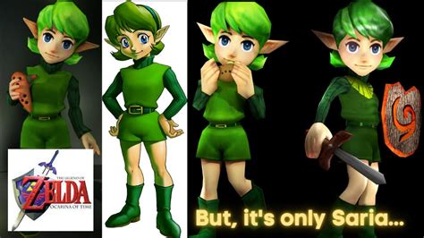 Legend Of Zelda Ocarina Of Time But Its Only Saria Youtube