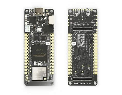 portenta c33 is a 64 arduino pro board based on renesas ra6m5 arm