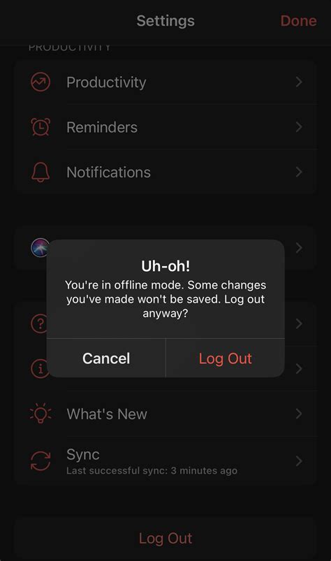 Ios Ver Goes Offline On Its Own And Causing Sync Problems It It