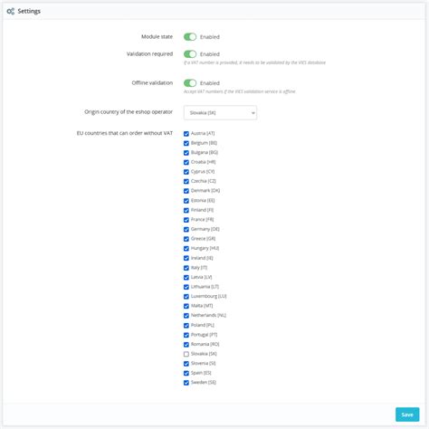 Eu Vat Checker And Validator Module Prestaplay