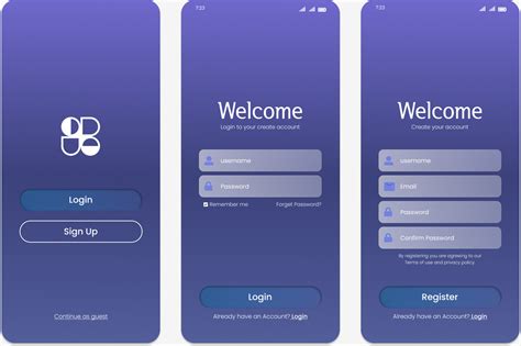 App Loginlogout Ui By Dhiraj On Dribbble