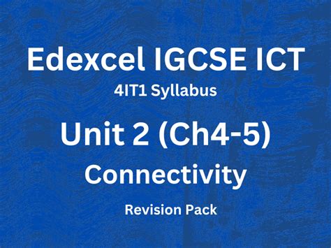 Edexcel Igcse Ict Full Course Revision Notes Teaching Resources