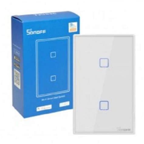 Sonoff T2us2c Gang Smart Wifi Wall Light Switch Rf App Touch Remote On Off Timer Us Scene Panel