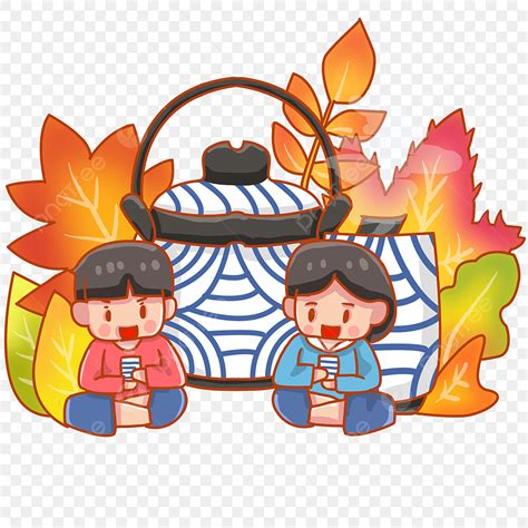 주전자 일본식 찻잔 일러스트 마시는 차 손으로 주전자 감기 예방 Png 일러스트 및 Psd 이미지 무료 다운로드 Pngtree