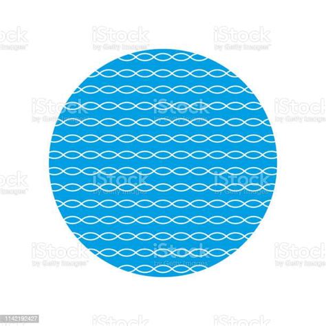 Waves Icon Sea Ocean And Water Symbol Vector Illustration Stock
