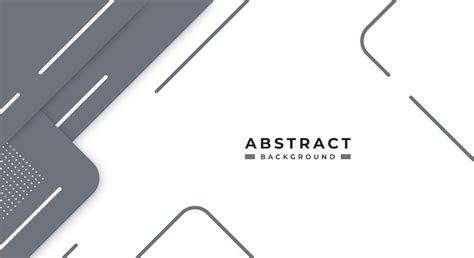 Premium Vector Abstract Grey Background Geometric Shape Paper Layers With Copy Space For