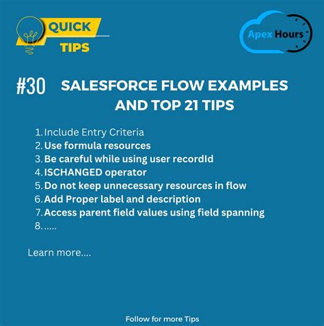 Apex Hours On Linkedin Tips 30 Salesforce Flow Examples And Top 21 Apex Hours On Linkedin Tips 30 Salesforce Flow Examples And Top 21