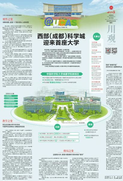 西部（成都）科学城迎来首座大学 四川日报电子版