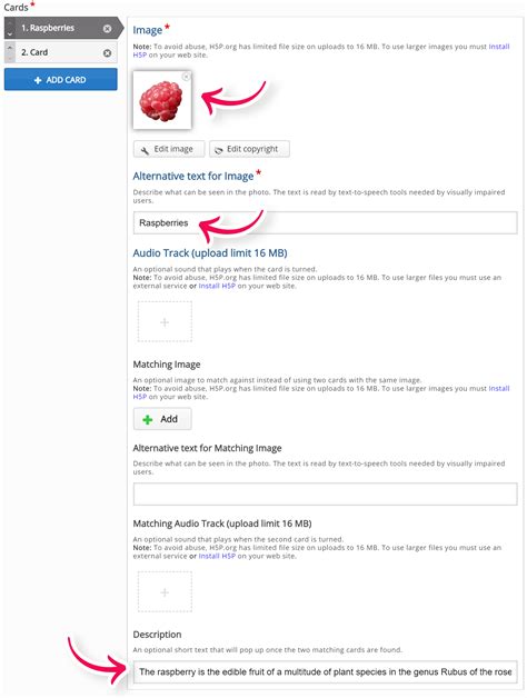 Memory Game Tutorial H5p