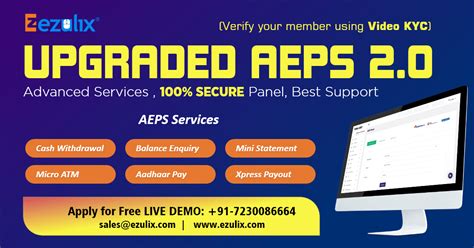 Upgraded Aeps 2 0 â€“ Advance Services With 100 Security And Support