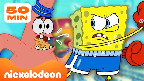 스폰지밥과 뚱이의 역대급 대결 55분 니켈로디언 코리아 Youtube