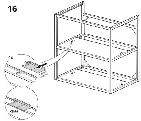 Ikea Enhet Estantería Insertar Manual De Instrucciones