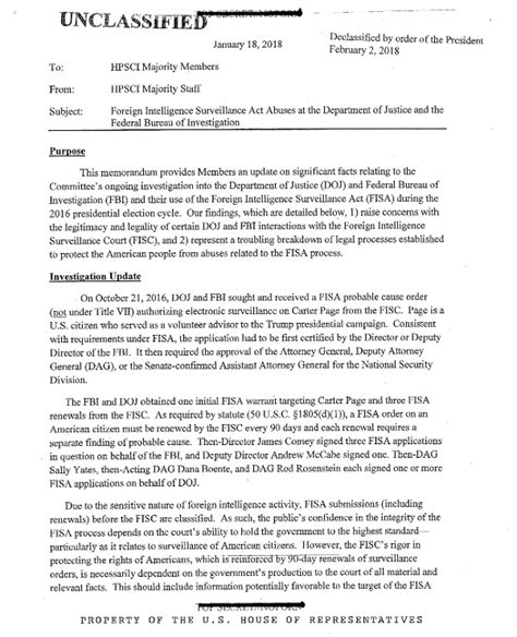 Read The Nunes Memo For Yourself