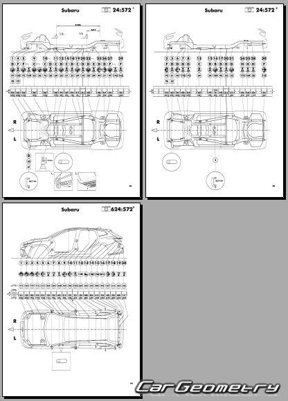 Subaru Levorg Vn 2020 2026 Rh Japanese Market Body Dimensions