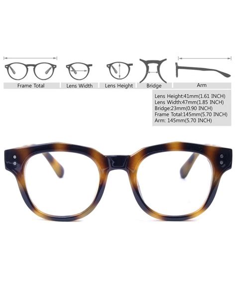 Oversized Square Thick Horn Rimmed Clear Lens Glasses Rivet Non