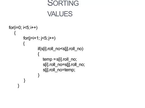 Structure In C Language Pptx