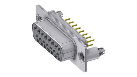 Dts15sy 2m86un Deltron Connectors Dts 15 Way Through Hole Pcb D Sub Connector Socket 2 84mm