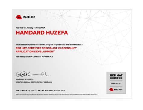 Huzefa Hamdard On Linkedin Redhat Openshift Specialist