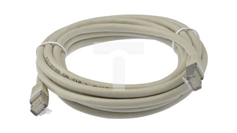 Patchcord S FTP Kat PiMF Kabel Sieciowy LAN X RJ Linka Szary M SPEC KABLE TIM SA