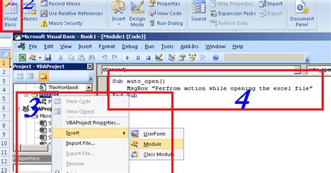 Vba Code How To Auto Trigger Operation On Opening Or Closing An Excel