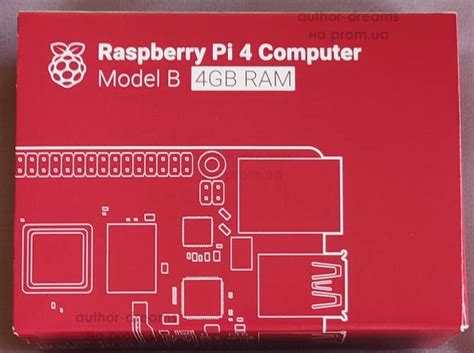 Купить Микрокомпьютер Raspberry Pi 4 Model B 4 Gb Ram 4 ГБ оперативная память цена 5087