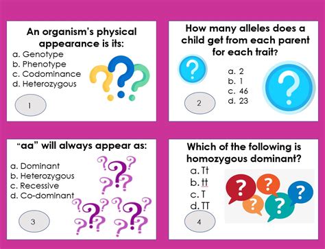All About Genetics Task Cards Biology Life Sciences Made By Teachers