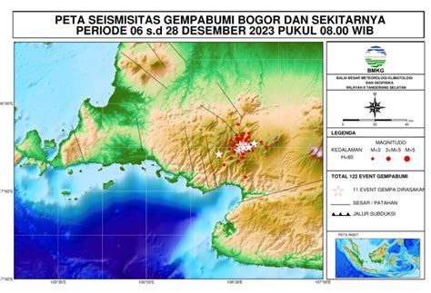 Bmkg Sebut Kabupaten Bogor Alami Gempa Swarm Hingga 122 Kali Sejak 6