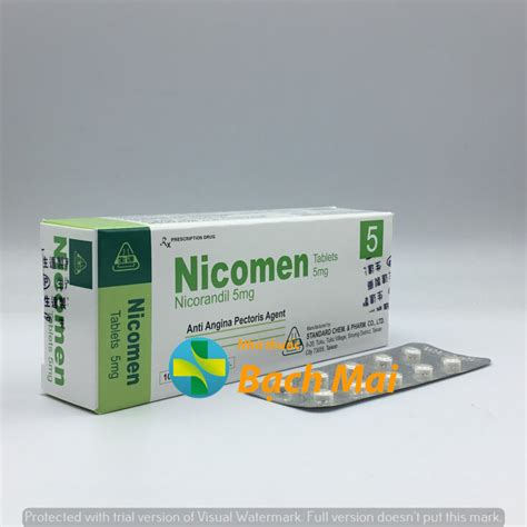 Nicomen 5mg Nhà Thuốc Bạch Mai