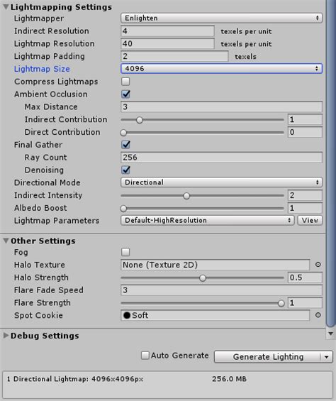 Lightmapping Optimization Question Unity Engine Unity Discussions