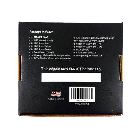Maker Uno Edu Kit Arduino Compatible Pishopca