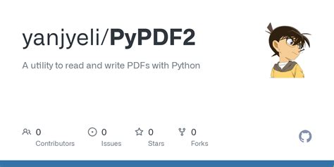 Github Yanjyelipypdf2 A Utility To Read And Write Pdfs With Python
