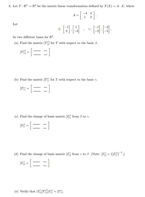 Solved 8 Let T R2 Rº be the matrix linear transformation Chegg com