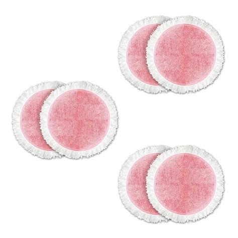 6ชิ้นเปลี่ยนซับไอน้ำผ้าซับไฟฟ้าทำความสะอาดแผ่นสำหรับ Bobot 8และ9ชุด ซับพื้นอะไหล่ Th