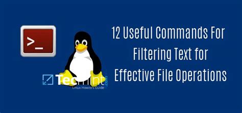 Tecmint Linux Howtos Guide On Linkedin 12 Useful Commands For