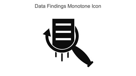 Data Findings Monotone Icon In Powerpoint Pptx Png And Editable Eps Format PPT Template