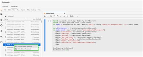 Data Access In Jupyterlab Notebooks Adobe Experience Platform