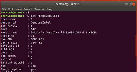 Linux Cpuinfo Command Barewest