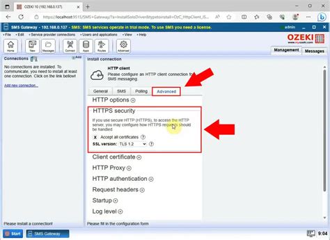 HTTPS Sms Client