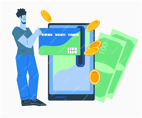 온라인 결제 카드 결제 및 쉬운 거래 캐쉬백 및 전자 상거래 평면 벡터 일러스트 레이 션 흰색 배경에 고립 프리미엄 벡터