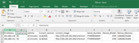 Python Automation Script Get Cisco Routers And Switches Details In Bulk