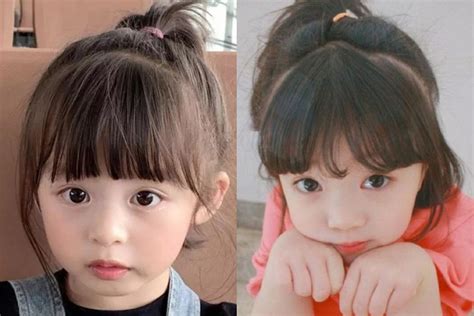 kiểu tóc búp bê cho bé gái xinh xắn và đáng yêu