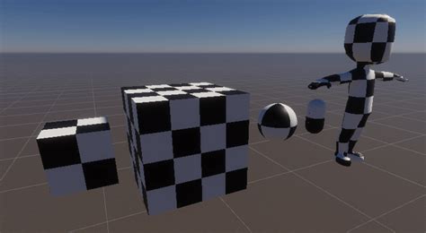 Simple 3d Uv Independent Constant Size Checkerboard Shader Graph File In Comments Runity3d